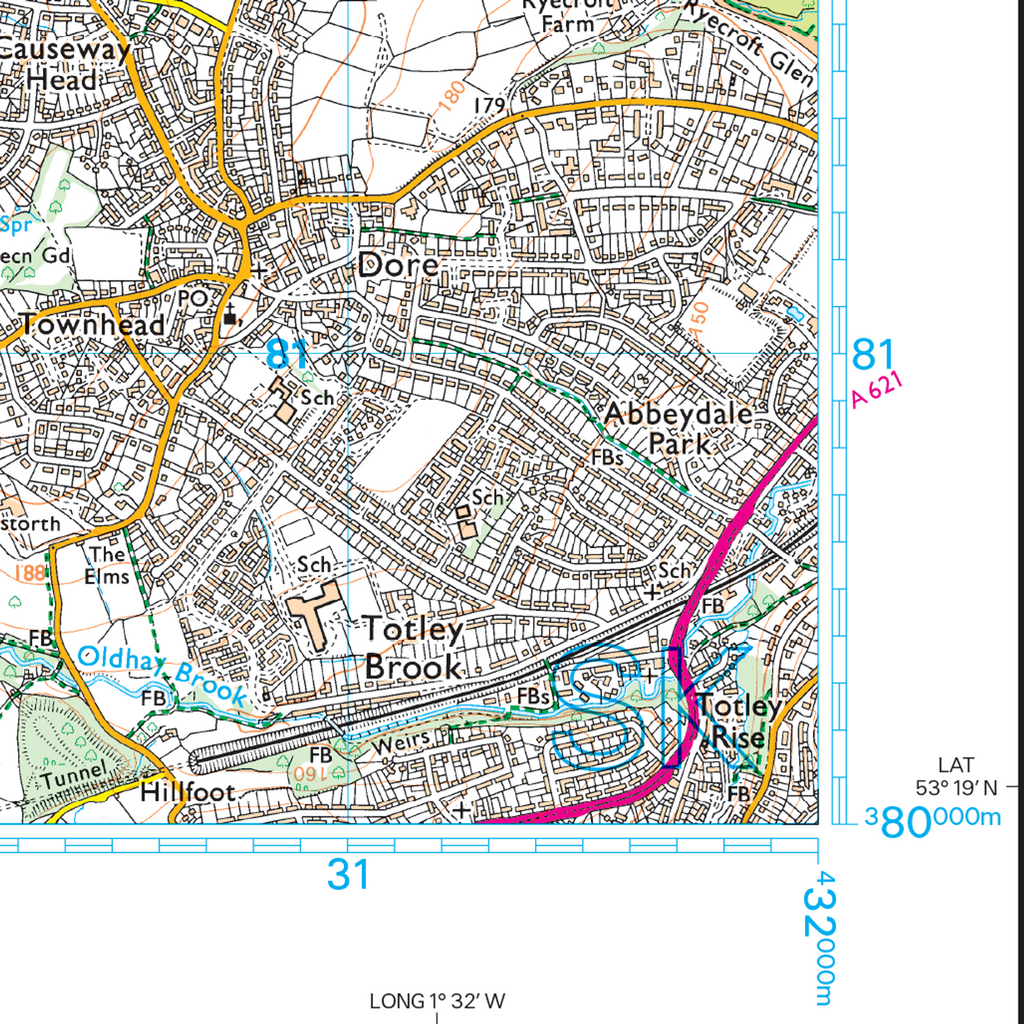 Ordnance Survey Explorer OL1 Map The Peak District