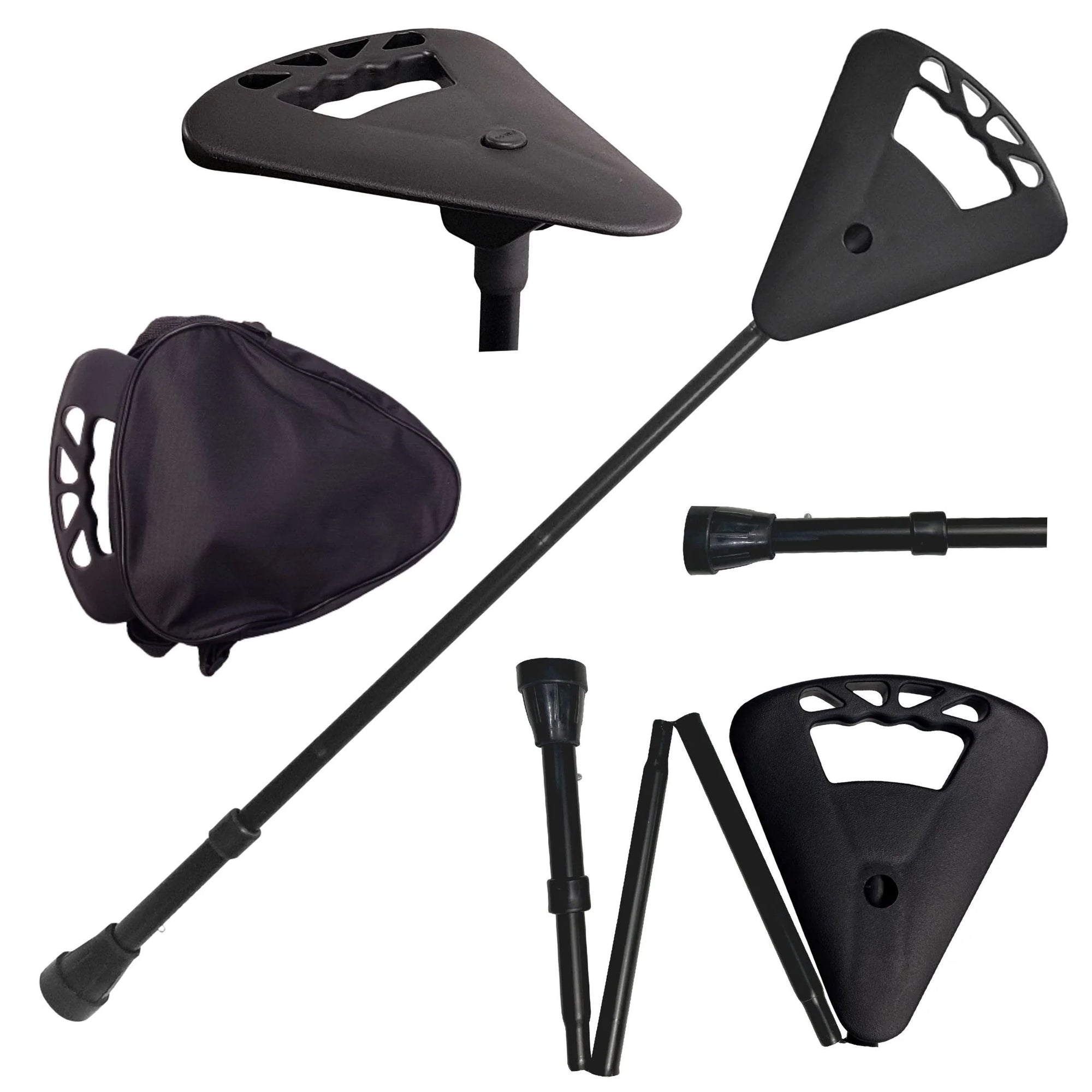 Flipstick Foldaway Adjustable Walking Stick Seat – Jacksons of Old Arley
