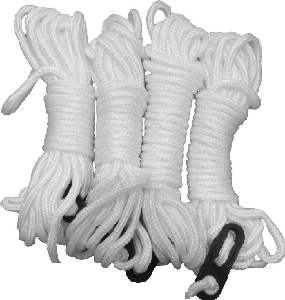 Guylines White 4M 4mm guylines x 4 – Jacksons of Old Arley